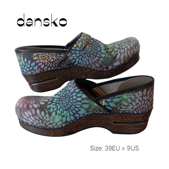 Dansko | Shoes | Dansko Vegan Clogs Floral Burst Clogs | Poshmark